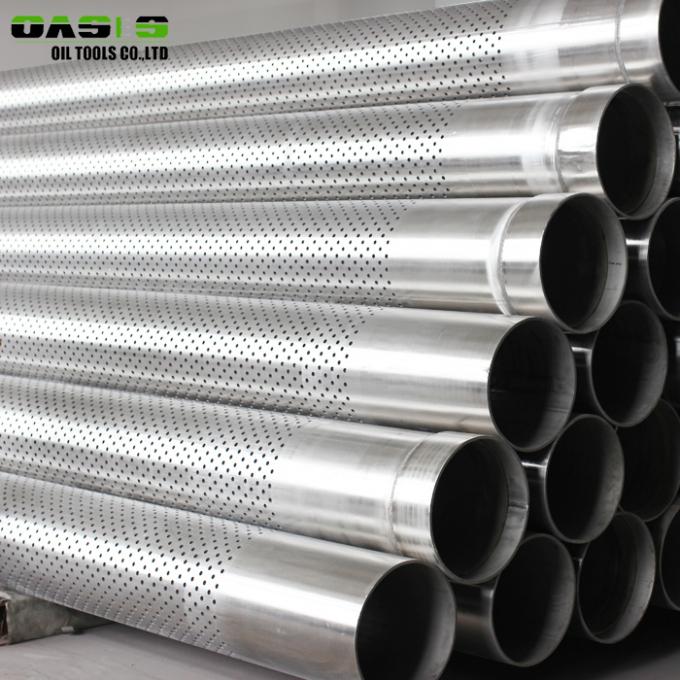 Customized Size Perforated Metal Pipe , Anti Corrosion 4 Inch Well Screen