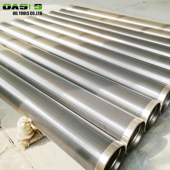 Reinforced LCG V Wire Screen , Rod Based Water / Oil Well Sand Screen