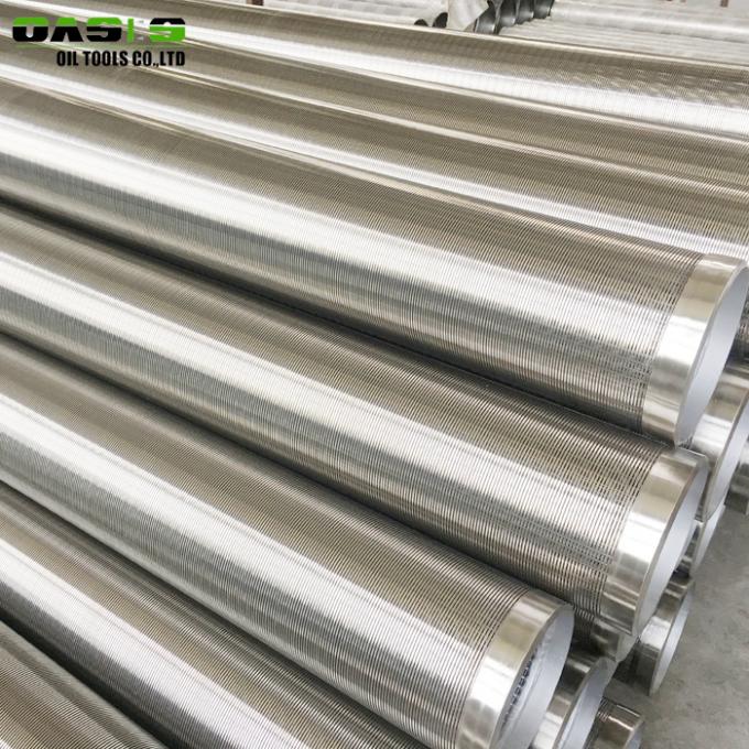 Reinforced LCG V Wire Screen , Rod Based Water / Oil Well Sand Screen