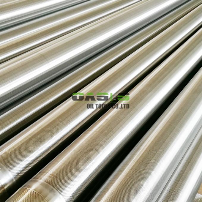 Borehole Drilling Gravel Pack Screen , High Strength Wedge Wire Filter