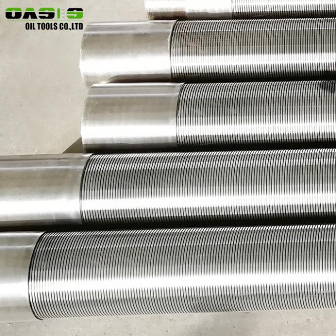 Round Metal Stainless Steel Well Screen Pipe For Borehole Drilling 2mm ...