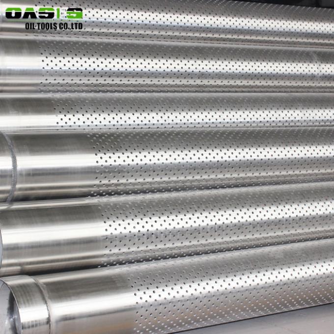 Round Hole Perforated Stainless Steel Pipe For Drilling Filter Cylinder ...