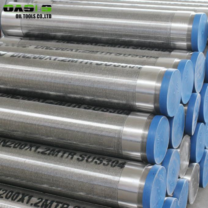 Gravel Prepacked Wire Wrapped Screens , Water Well Drilling Wedge Wire ...